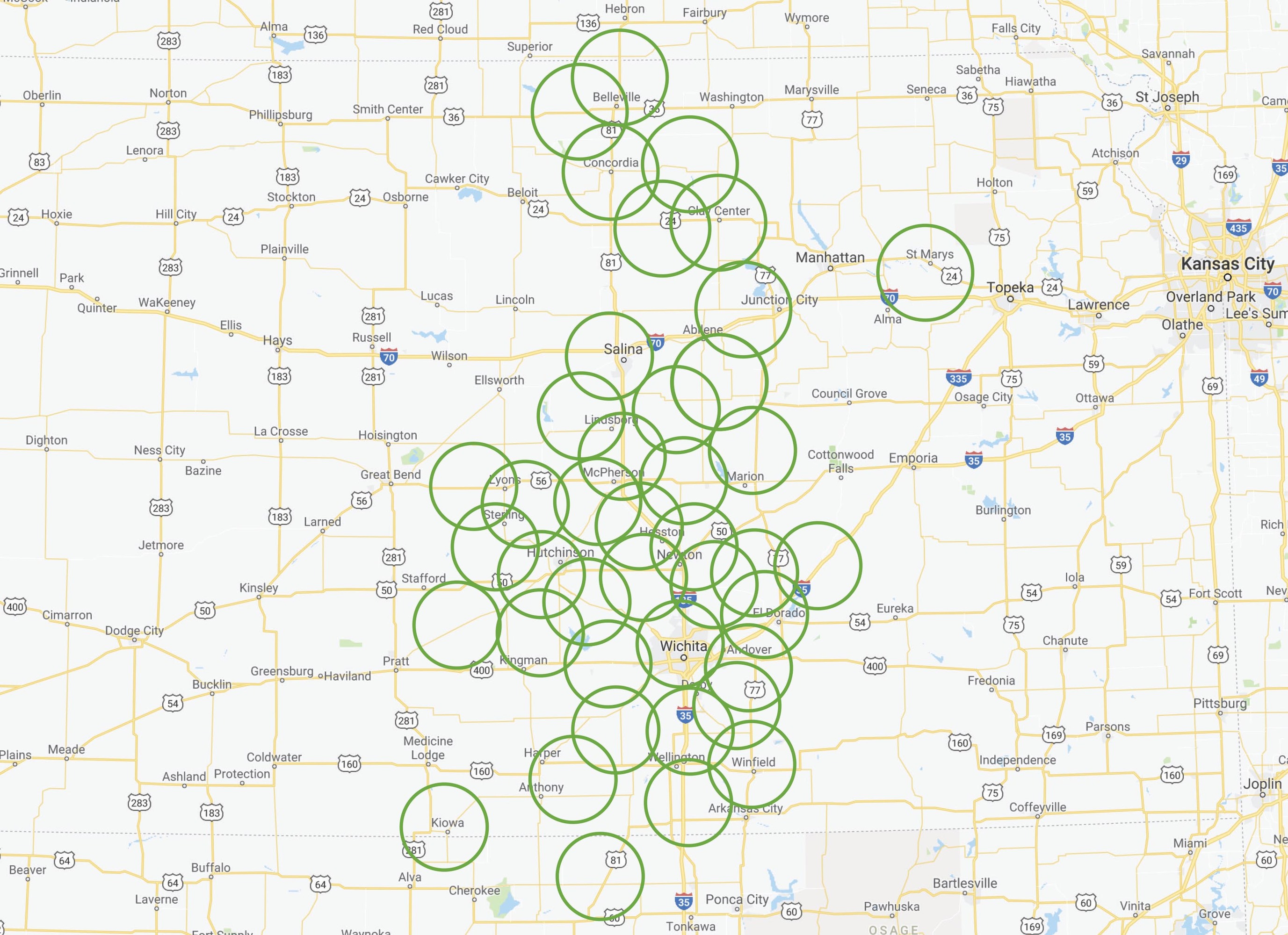 RTK Coverage | PrairieLand Partners | Kansas